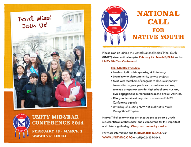 UNITY: National Call for Native Youth