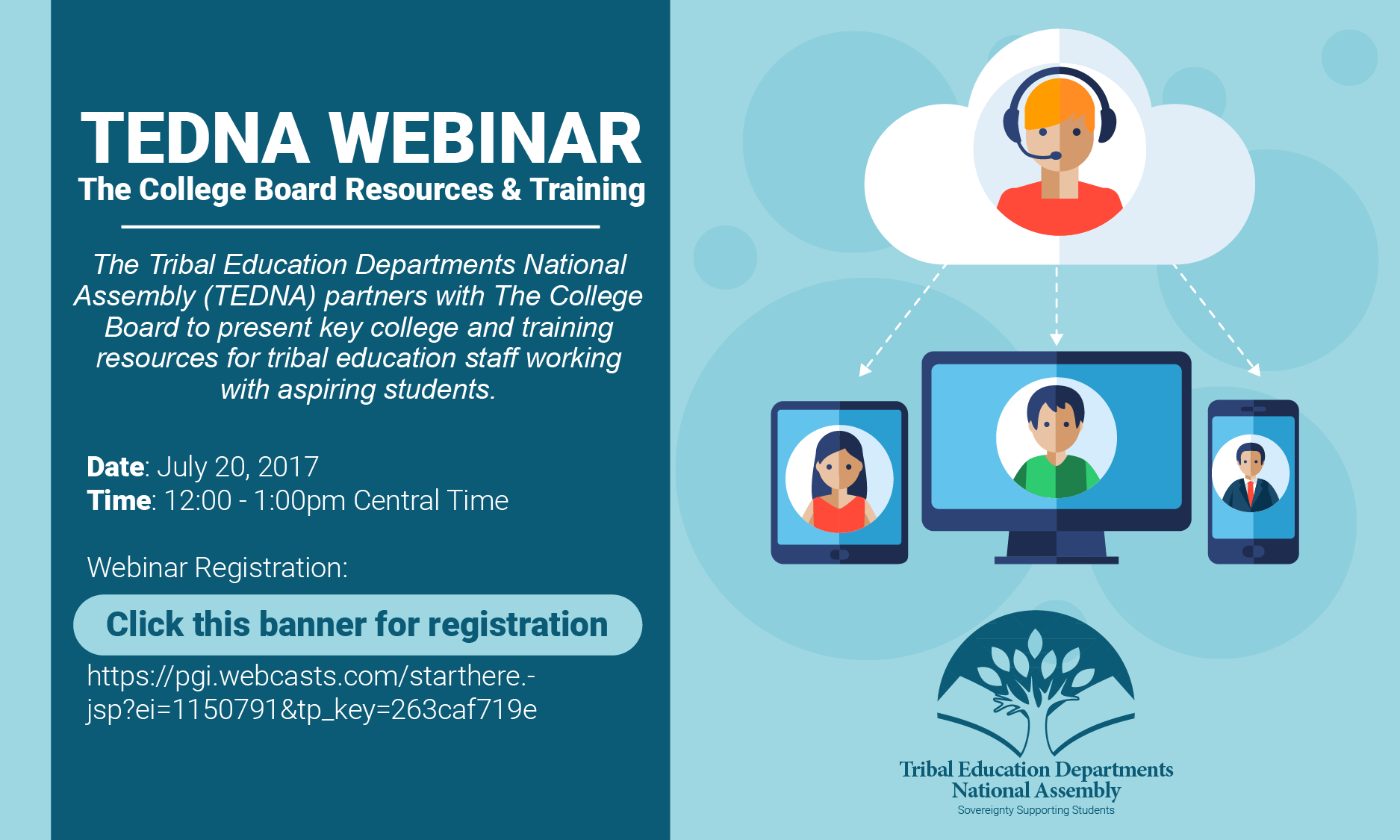Free Webinar (July 20, 12-1pm CST) College Board Resources & Training